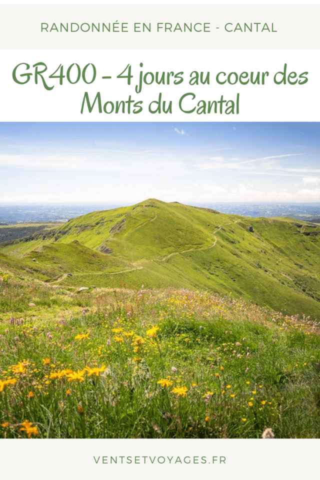 Trek de 4 jours sur le GR400 au cœur des volcans du Cantal
